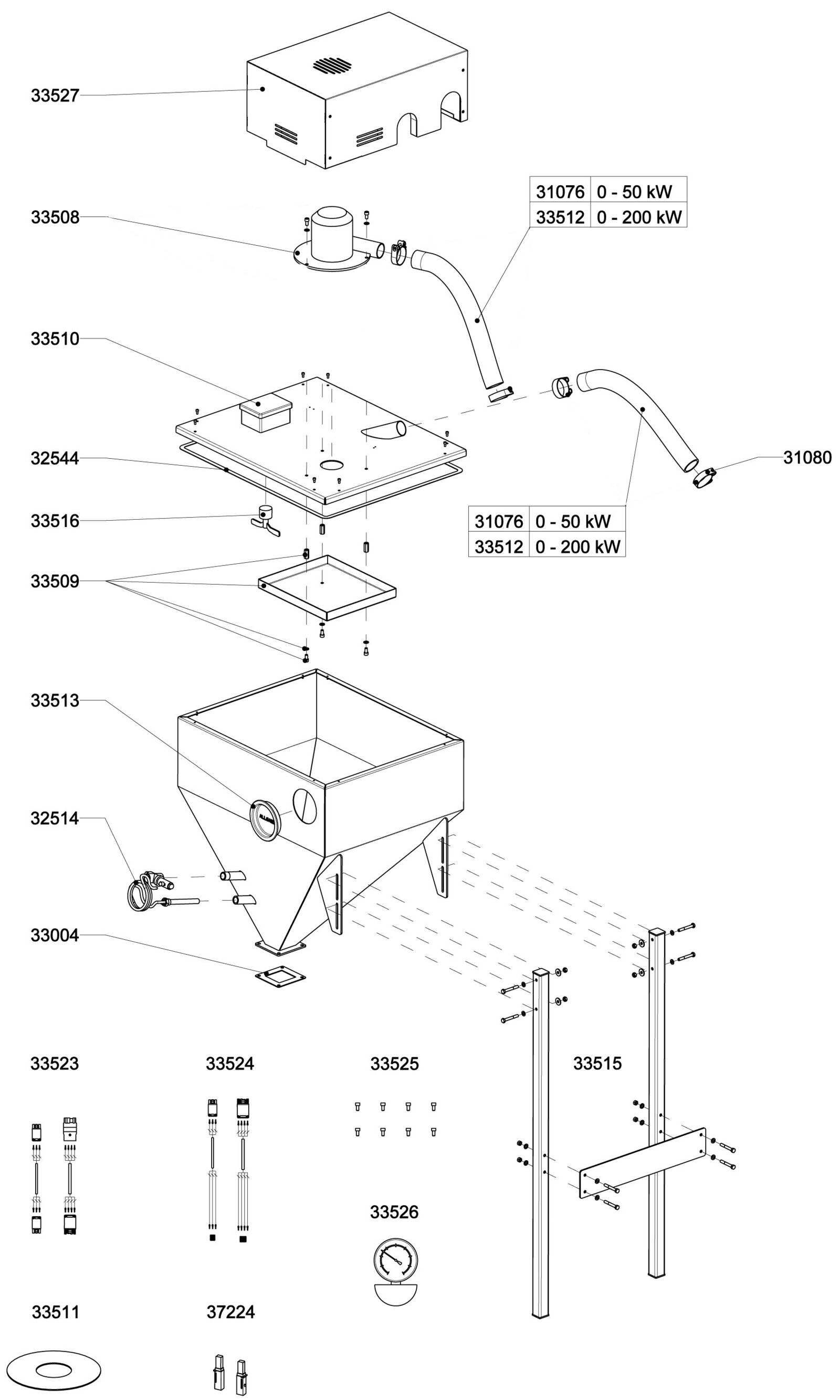 Pellet Intermediate Hopper